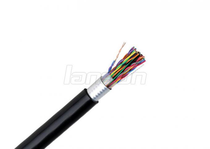 24 AWG 0.50 CCA UTP Cat3 Kabel Telepon 10 Pasang Jaket PVC Untuk Indoor